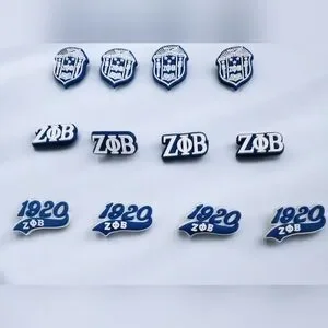 Accessories | Zeta Phi Beta Sorority Croc Charms | Poshmark